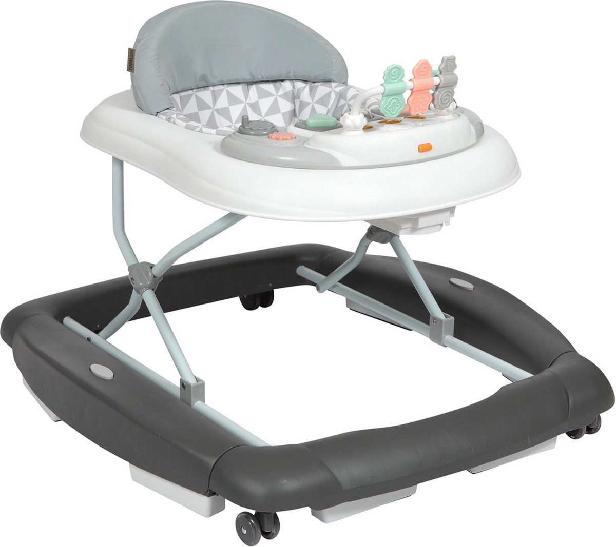 Topmark 2-in-1 Jean Loopstoel - Grijs | bol.com