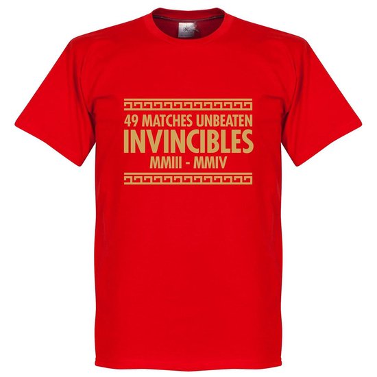 The Invincibles 49 Unbeaten Arsenal T-Shirt - M | bol.com