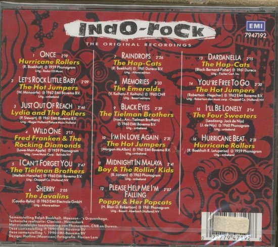 INDO-ROCK The Original Recordings, various artists | CD (album ...