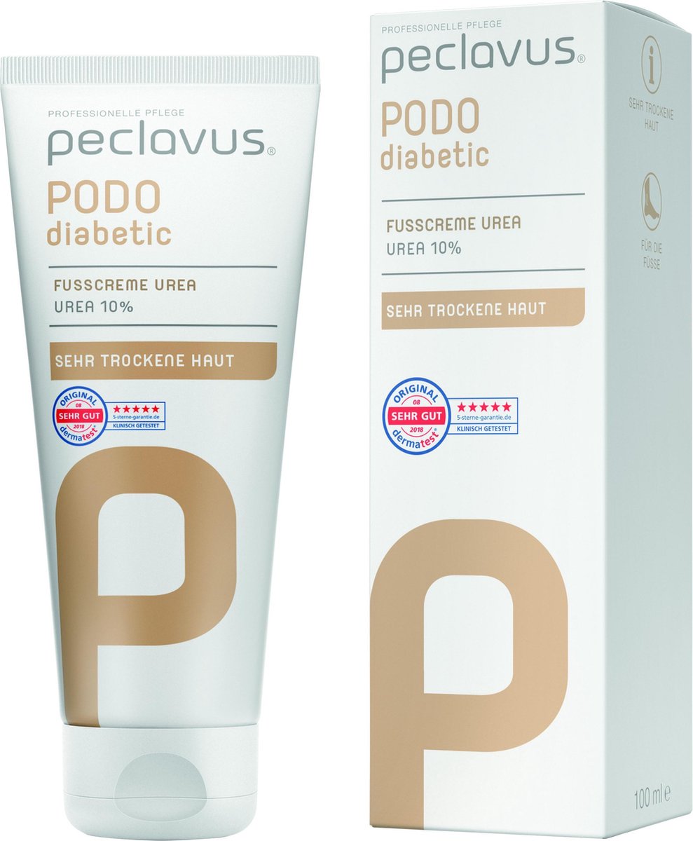 Peclavus PODO diabetic UREA 10% | 100 ML | Zeer droge huid | Speciaal ...