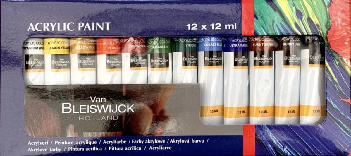 Professionele Acrylverf - Acrylverfset - Acrylic Paint Set - Verf ...