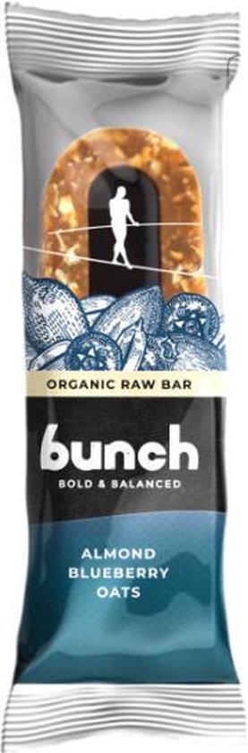 Bunch Raw Bar "Amandel & Blauwe bes" (16 x 40g) | bol