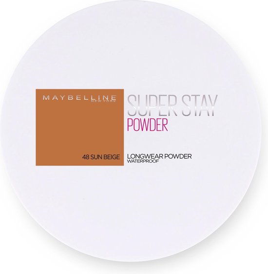 Maybelline SuperStay Full Coverage Powder Foundation - 48 Sun Beige ...