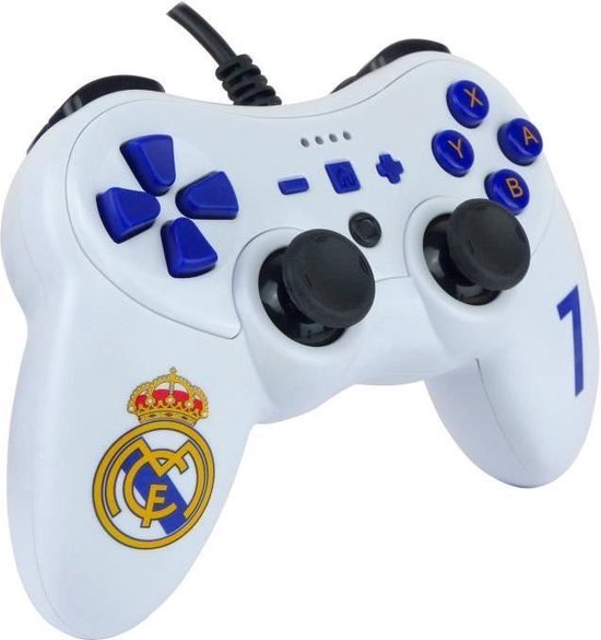 Real Madrid witte bekabelde controller voor Switch | bol.com