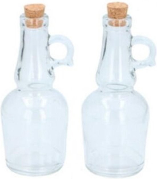 Alpina Olie & Azijn Fles - 250 ml - Glas - 2 delig | bol