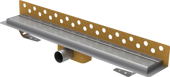 R-Line douchegoot met wandflens 600 mm | bol