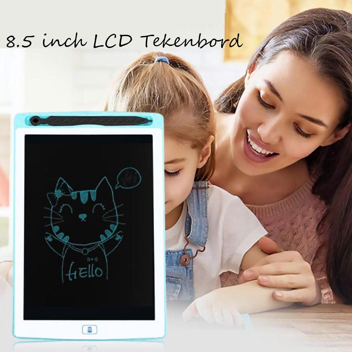 LCD tekenbord | LCD tekenbord blauw voor kinderen | LCD schrijf- en ...