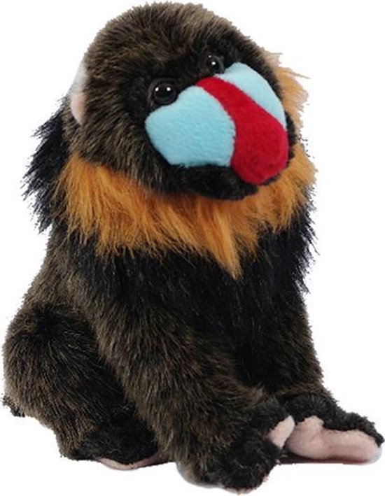 PIA Soft Toys - Pluche Knuffeldier Mandrill - zittend - 32 cm | bol
