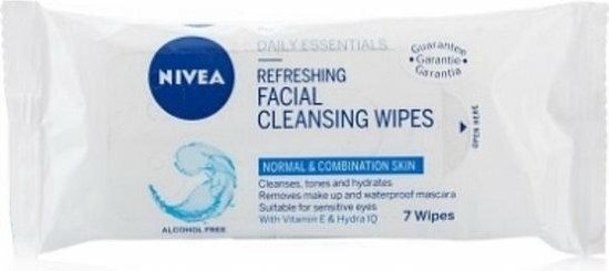 Nivea -( 6 x 7 doekjes) - 3 in 1 Verfrissende REINIGINGSDOEKJES-Gezicht ...