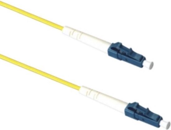 LC Simplex Optical Fiber Patch kabel - Single Mode OS1 - geel / LSZH ...