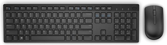 Dell KM636 Draadloos toetsenbord en muis - QWERTY Turks - Zwart | bol.com