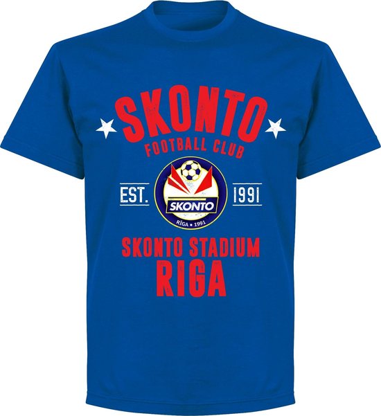 FC Skonto Riva Established T-shirt - Blauw - XL | bol