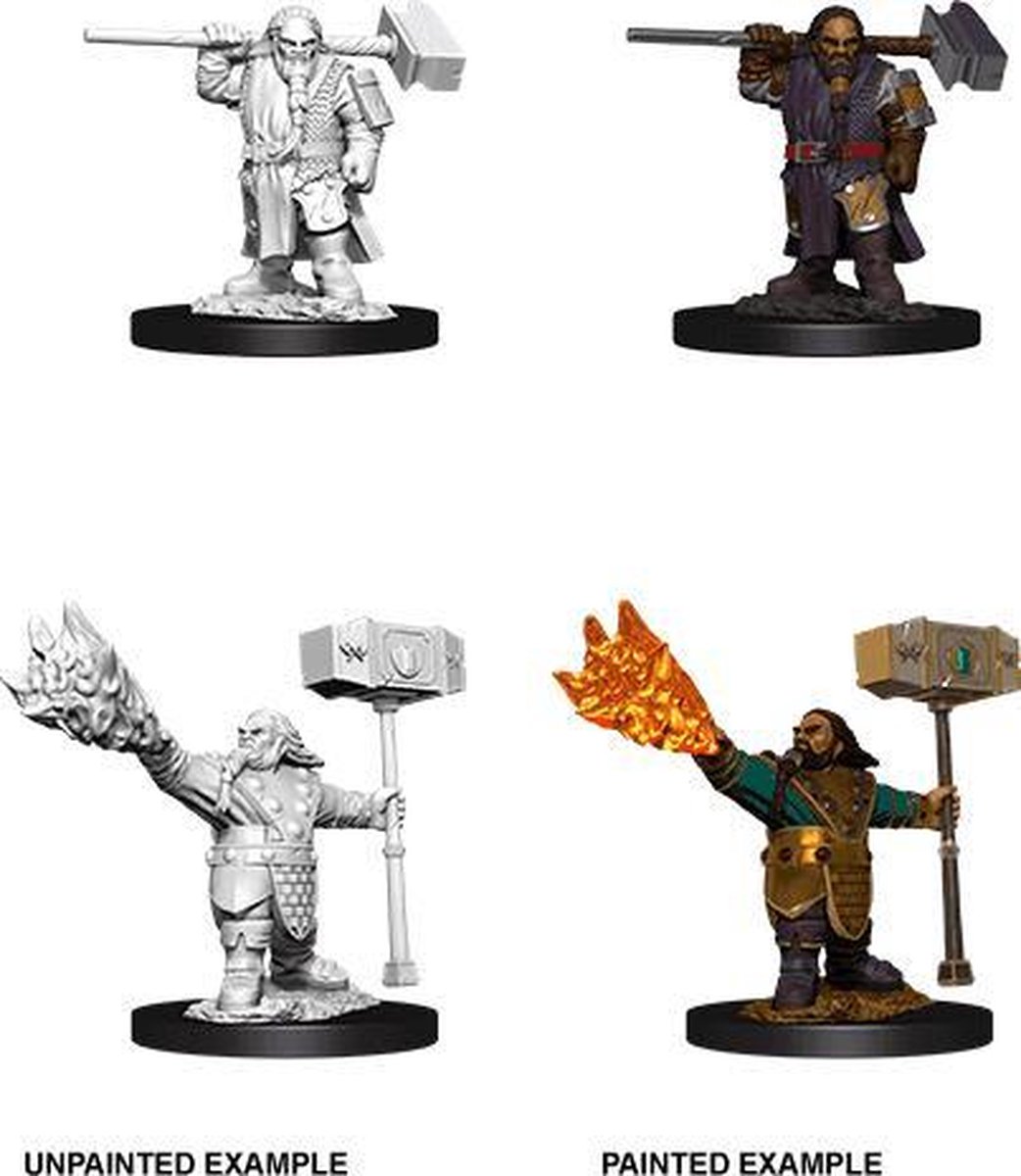 D&D Nolzur's Marvelous Miniatures Male Dwarf Cleric Paintable Miniature ...
