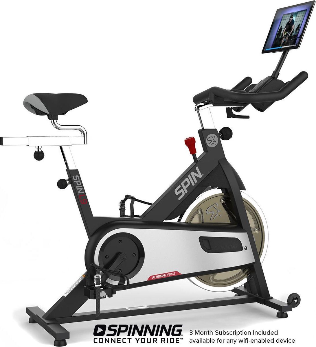 Spinning® L9 Fiets met Fusion Drive Belt - Media Mount - Cadense sensor ...