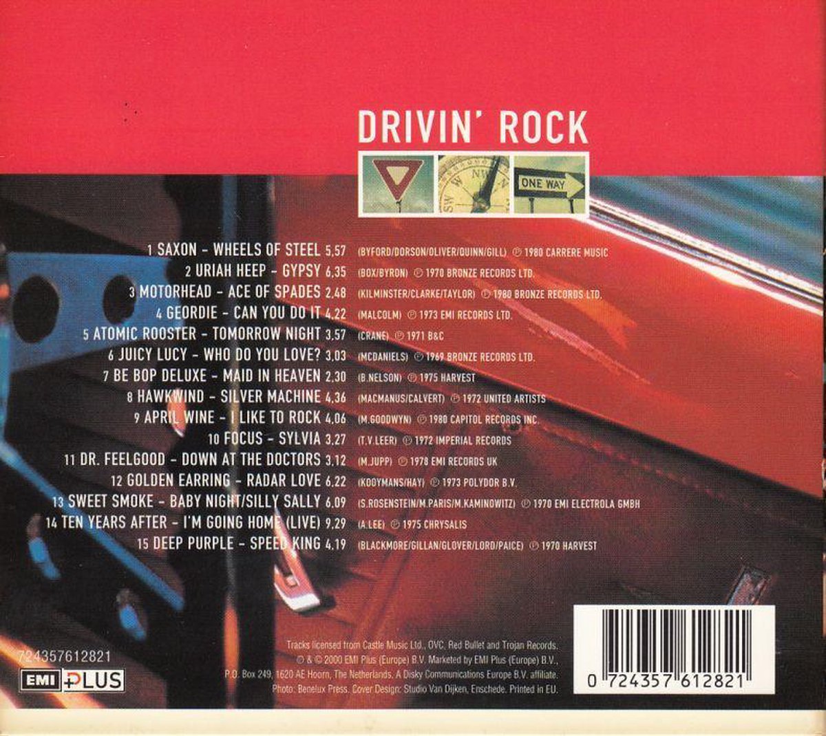 Drivin' Rock (Car Classic, various artists | CD (album) | Muziek | bol.com