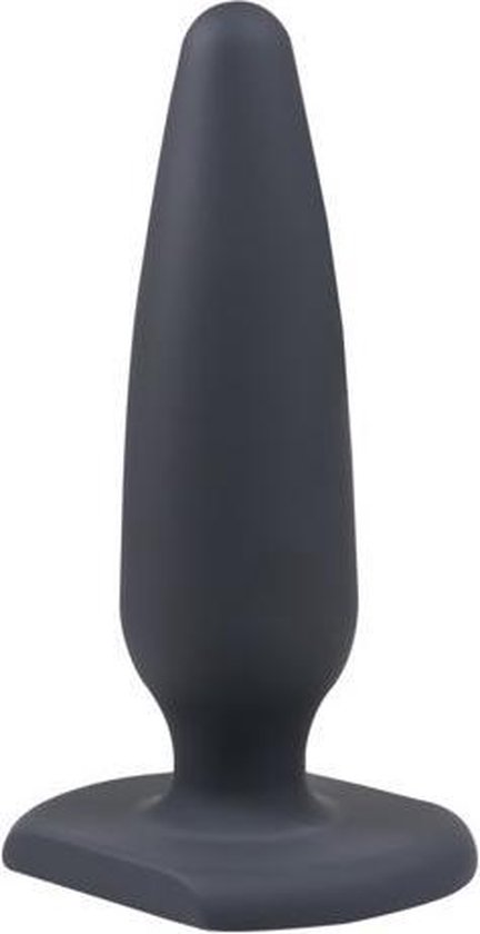 Siliconen Beginners Buttplug – Anale Plug voor Mannen en Vrouwen - 13 cm - Zwart | bol