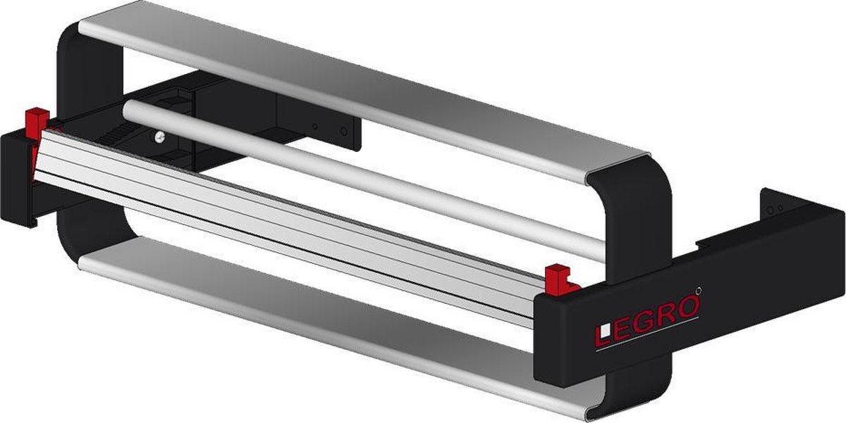 bol.com | LEGRO Papierrolhouder Wandmodel incl. wandsteunen tbv 1 rol ...