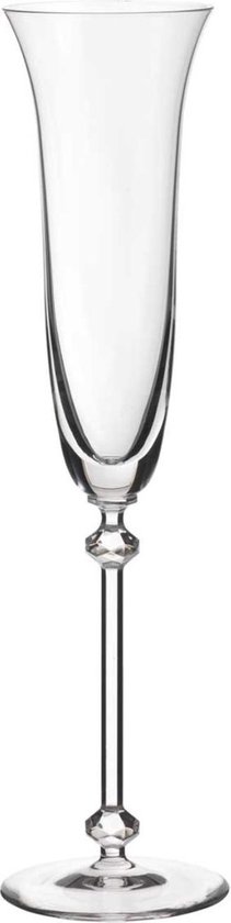 ROGASKA 1665 - SPRING Champagne Glas Kristal - Set van 2 | bol