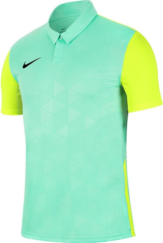 Nike Trophy IV Sportpolo - Maat 128 - Unisex - aqua/ lime groen | bol.com