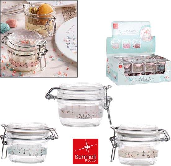Bormioli Rocco Voorraadpot Fido Cake & Co, 3-delige set | bol.com