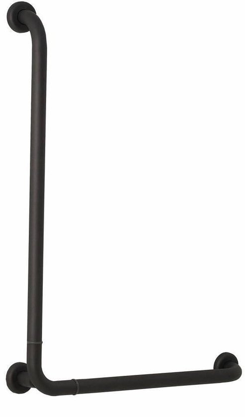 Gebogen wandbeugel 90°- links - antraciet | bol.com
