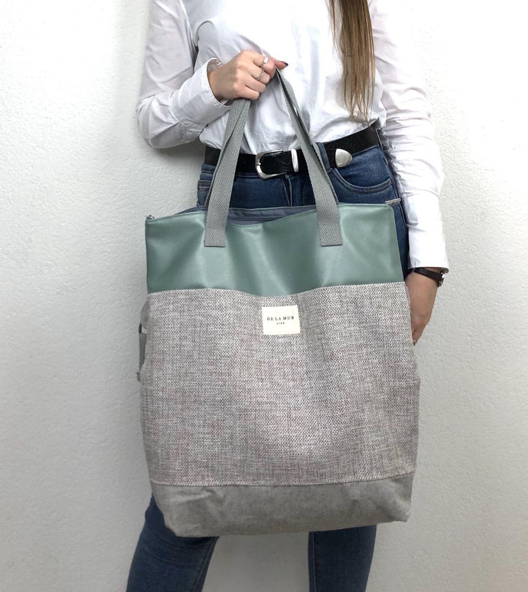 Shopper deluxe Mila grote shopper luxe shopper boodschappen shopper ...