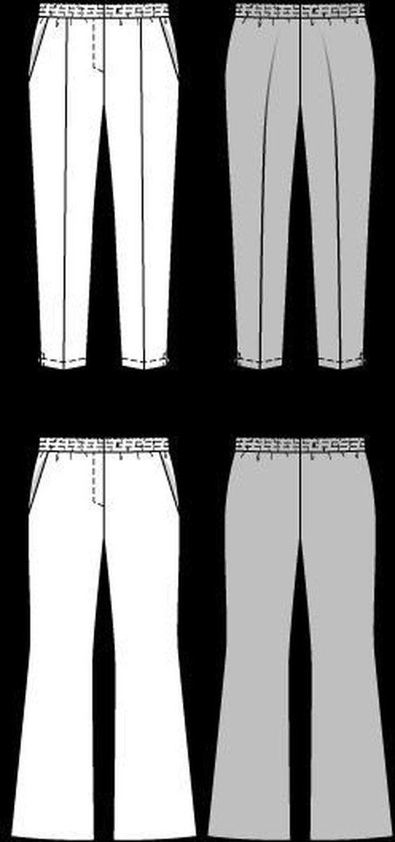 Burda Naaipatroon 6859 - Broek in variaties | bol