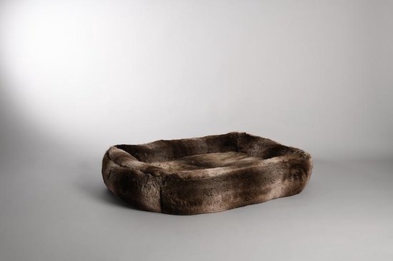 Lord Lou - Harvey Silver Fox Fur S - Luxe Hondenmand - Luxe Kattenmand ...