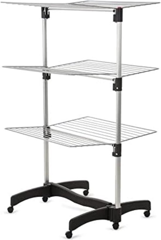 Wasrek Inklapbaar Op Wieltjes - Wasrek Staand - Droogtoren Met Wieltjes ...