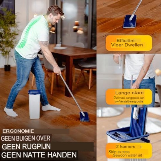 Dweilsysteem Met Wringer - Dweilmachine Huishoud | bol