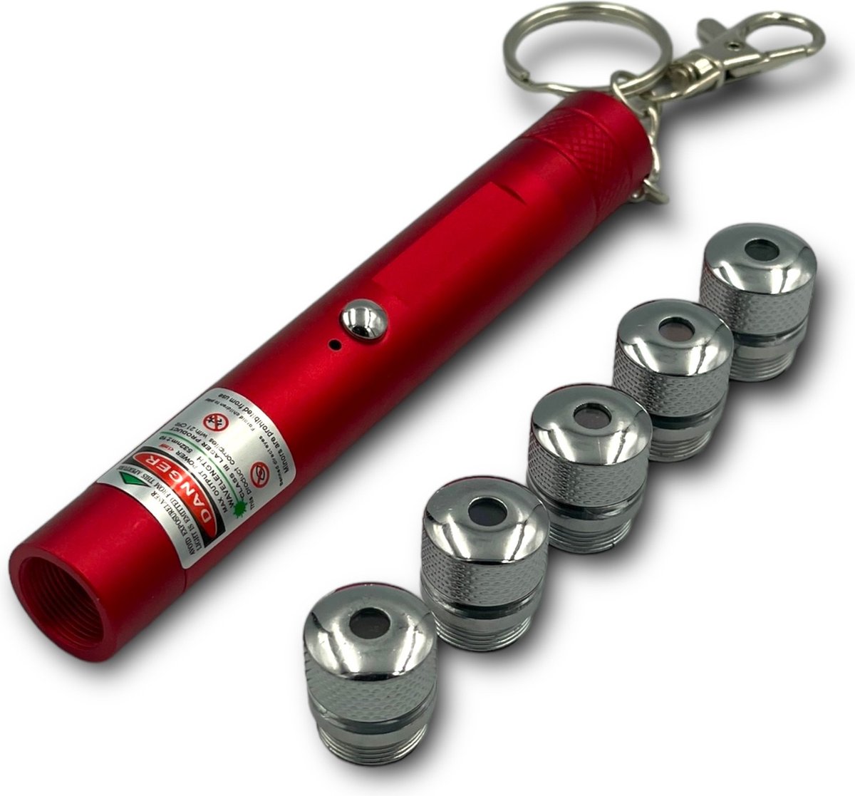 Green Laserpointer Keychain - rode Aluminium Behuizing Met Groene ...