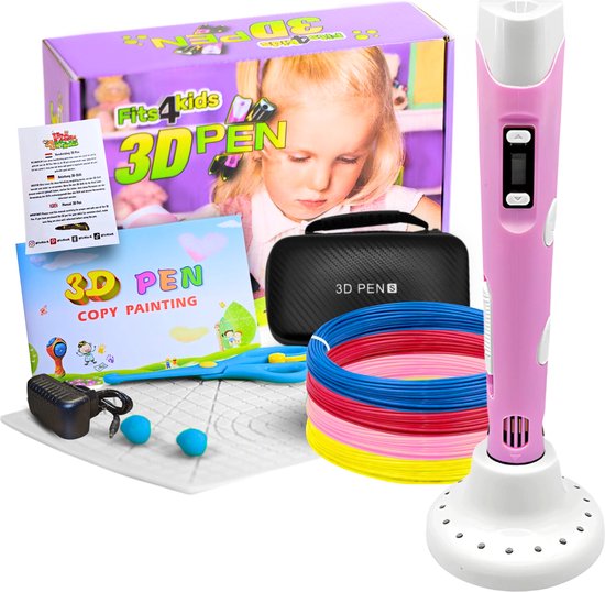 Fits4Kids® 3D Pen Starterspakket XL - 20m Filament Vullingen ...
