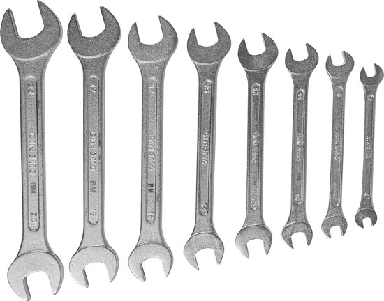 Steeksleutelset, 8-delig,6-22 mm | bol
