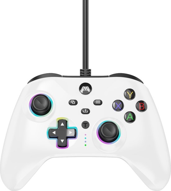 Mind - Controller geschikt voor XboX one - Met 2 meter kabel - RGB LED ...