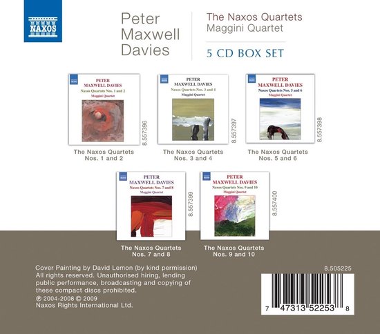 Maggini Quartet - Naxos Quartets (5 CD), Maggini Quartet | Muziek | bol