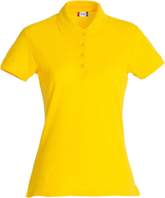 Clique Basic Polo Women 028231 - Lemon - M | bol