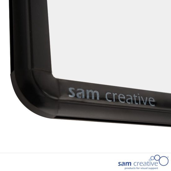 Whiteboard Pro Series Emaille 60x90 cm zwart frame | Magnetisch Geëmailleerd... | bol