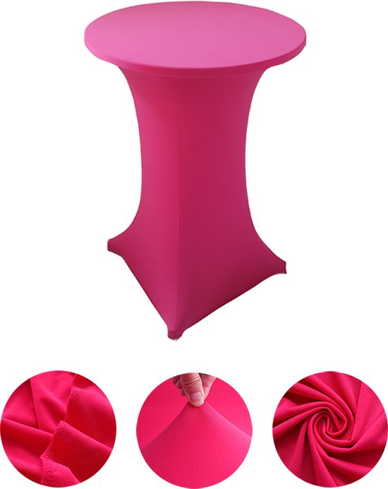 Statafelhoes - Statafelrok Roze - Tafelrok - Roze - 80 x 110 - staantafelhoes - sta... | bol