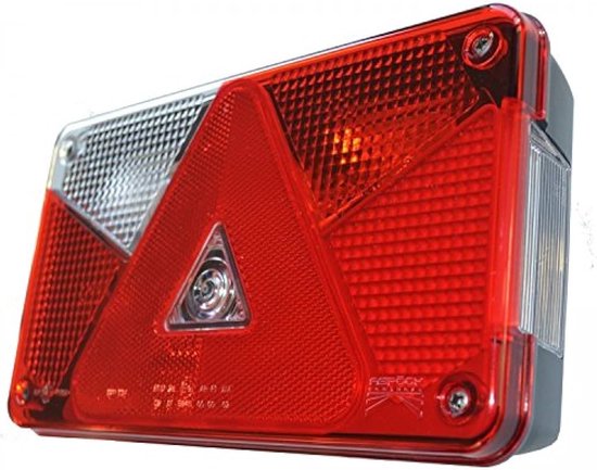 Aspock Multipoint achterlicht V 5 links - 5 polige bajonet - aanhangwagen - aanhanger | bol
