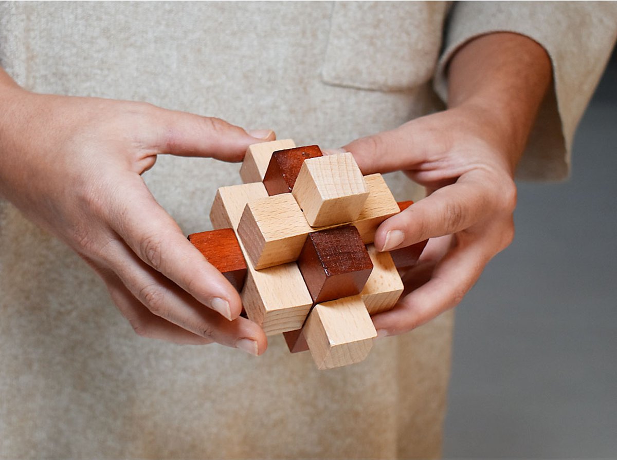 Cayro - Diamond Diamant Puzzel - Hout - Breinbreker - 10x10 CM ...