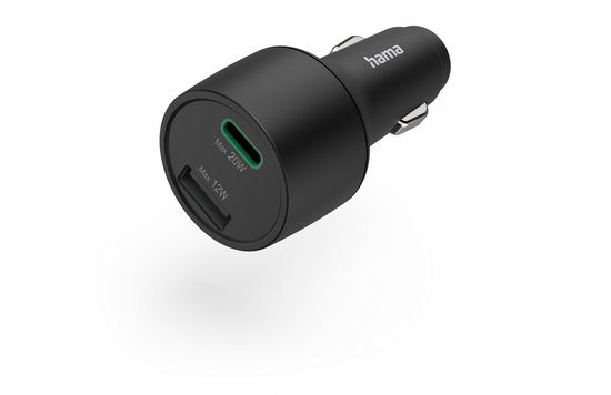 Hama Auto oplader - 32W oplader USB-C PD, USB-A Qualcomm - Beveiliging ...