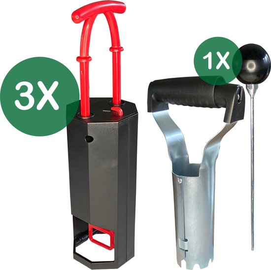 Mollenklem - Set 3 st. - Mollenverjager/ Mollenval - Vang Mollen Zonder ...