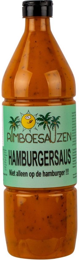 Rimboe - Hamburgersaus - 1 stuk - 800ml | bol