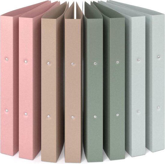 ringband A4 - Map smal, Pastel, Met 2 ringen | bol