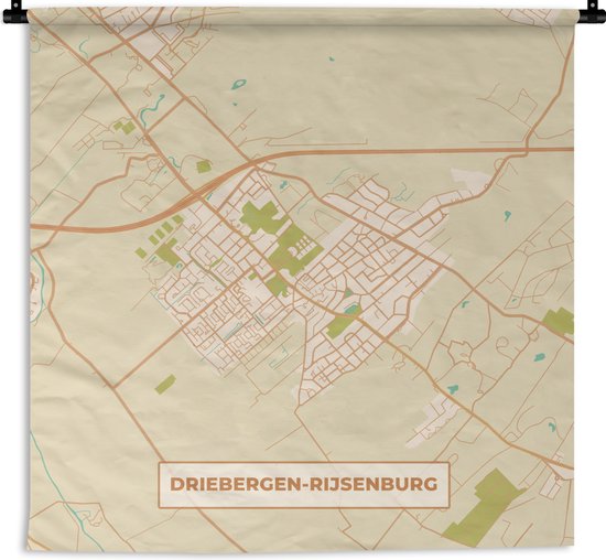 Wandkleed - Wanddoek - Kaart - Driebergen-Rijsenburg - Plattegrond ...
