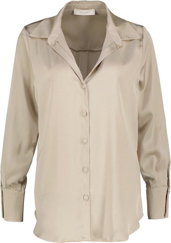 Amelie & Amelie Blouse Beige S | bol