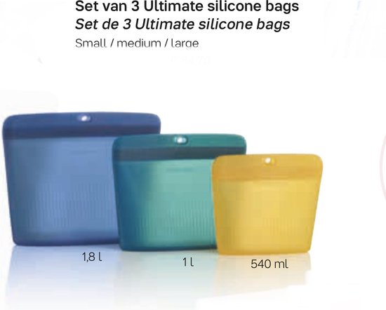 Tupperware Ultimate silicone bag set | bol
