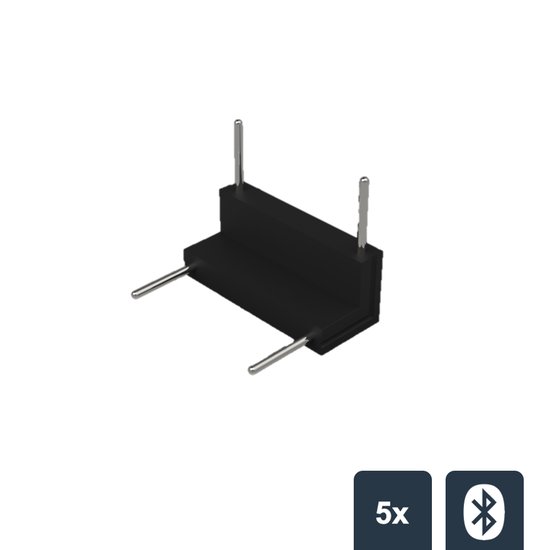 RailGlow Rail Connector J-Vorm | Zwart - 5 Stuks - Bluetooth ...