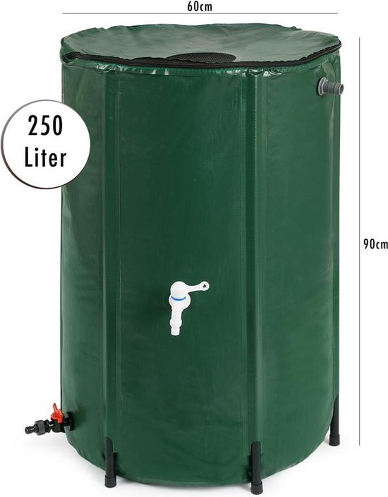 opvouwbare regenton - 250 Liter - regenton - regentonnen - watertank ...