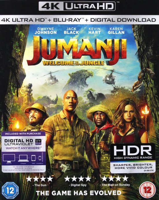 Jumanji: Welcome To The Jungle (Blu-ray), Dwayne Johnson | Dvd's | bol
